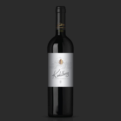 Classic Red wine label design | Product label contest