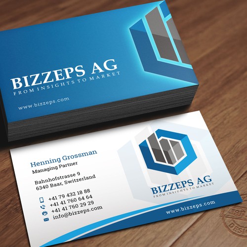 bizzeps ag: new vcard design | Business card contest