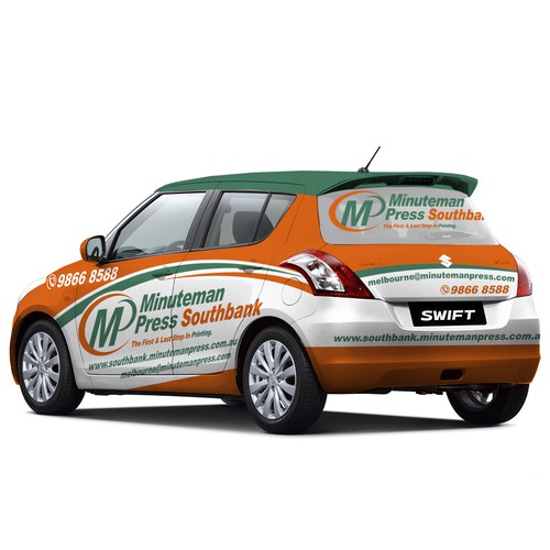 Designs | White Suzuki Swift Wrap | Car, truck or van wrap contest