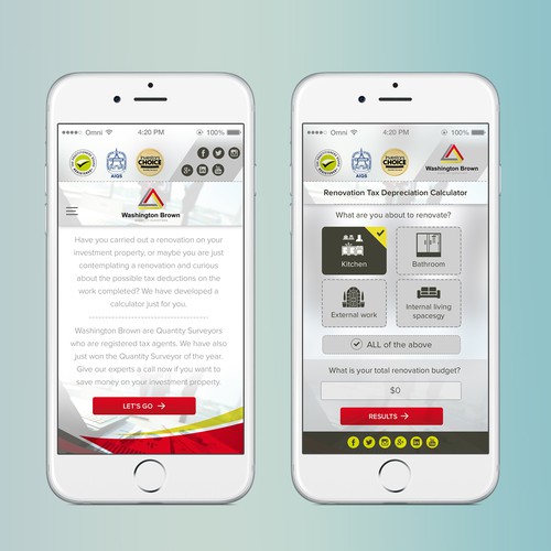 Be the first to create a renovation tax app for property investors ...