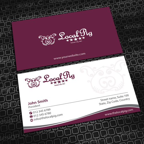 Local Butcher Shop - Business Card | Business card contest