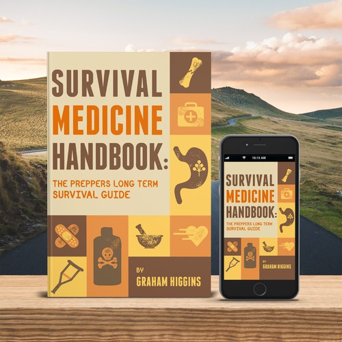 Create a Bold & Natural Book Cover Template for a Survival Guide Series ...