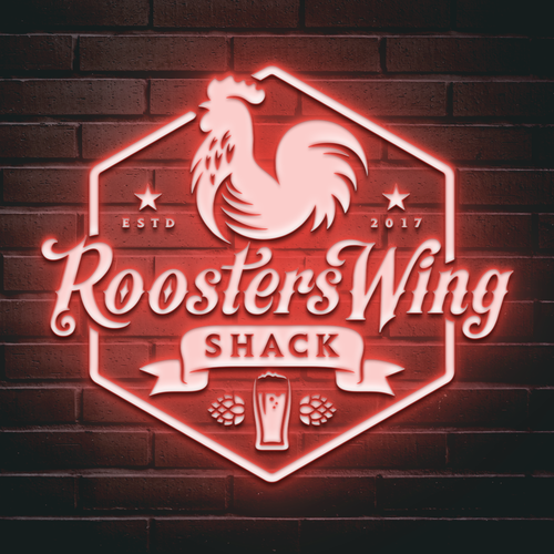 Designs | Design a logo for "Roosters Wing Shack" | Logo & brand ...