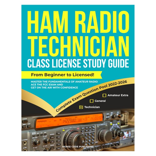 Designs | Eye Catching Cover for Ham Radio Study Guide: Fusion of High ...
