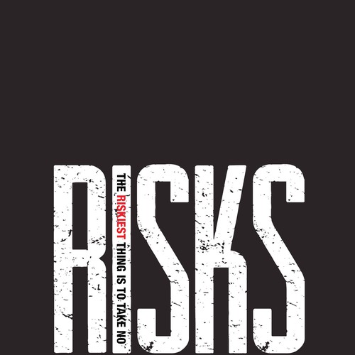 Poster with a quote "The riskiest thing is to take no risks" | Postcard ...