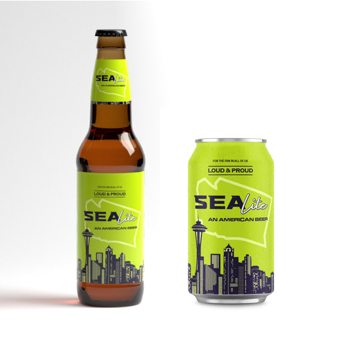 Designs | A light beer for sports fans | Product label contest
