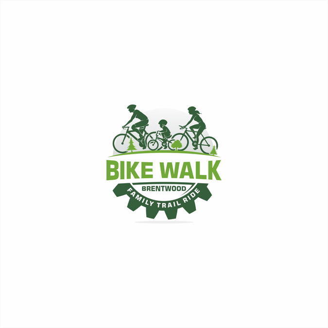 Bike Walk Brentwood family bike ride | Logo design contest