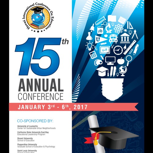 Conference Program Cover Design. | Postcard, flyer or print contest
