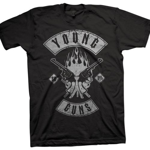 Edgy gun design/logo for smoking and grilling sauce company apparel | T ...