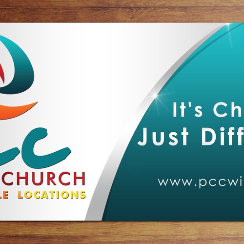 Create a bold, edgy, DIFFERENT outdoor sign for a multi-campus church ...