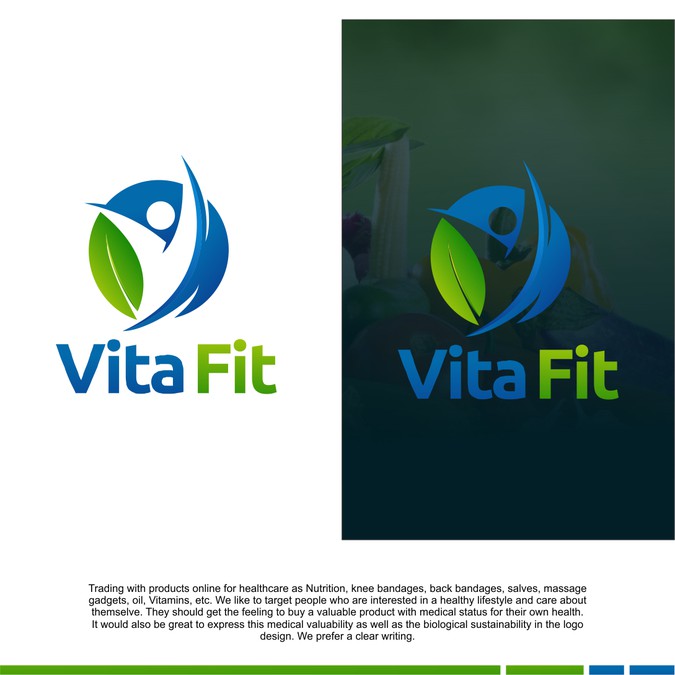 "Vita Fit" health lifestyle company needs a superior logo | Logo design ...