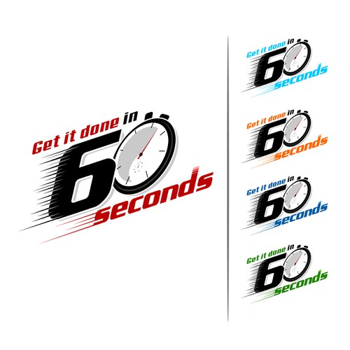 60 Seconds Stopwatch | Logo design contest