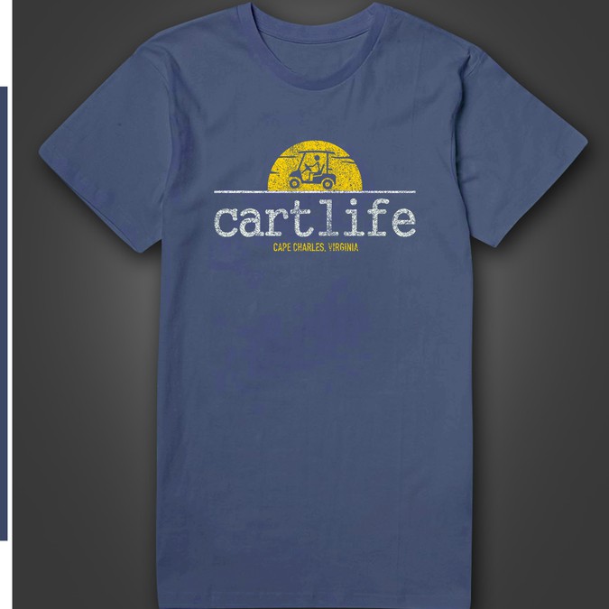 Tired Golf Cart need New Life | T-shirt contest