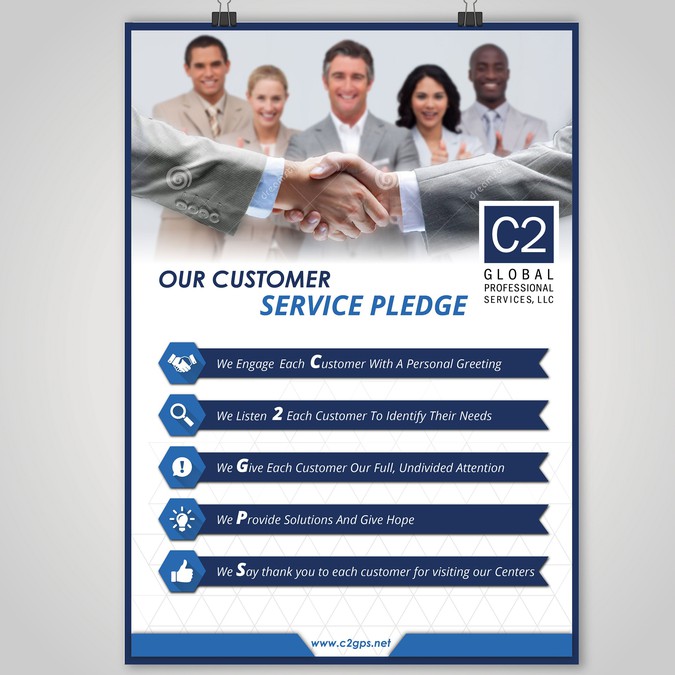 motivational customer service poster | Poster contest