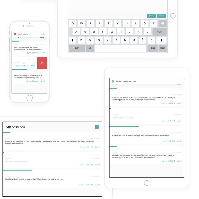 Design the ultimate minimalist writing app | App design contest