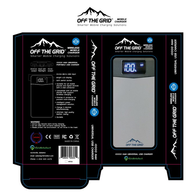 Off the Grid Power Bank needs elegant packaging | Product packaging contest