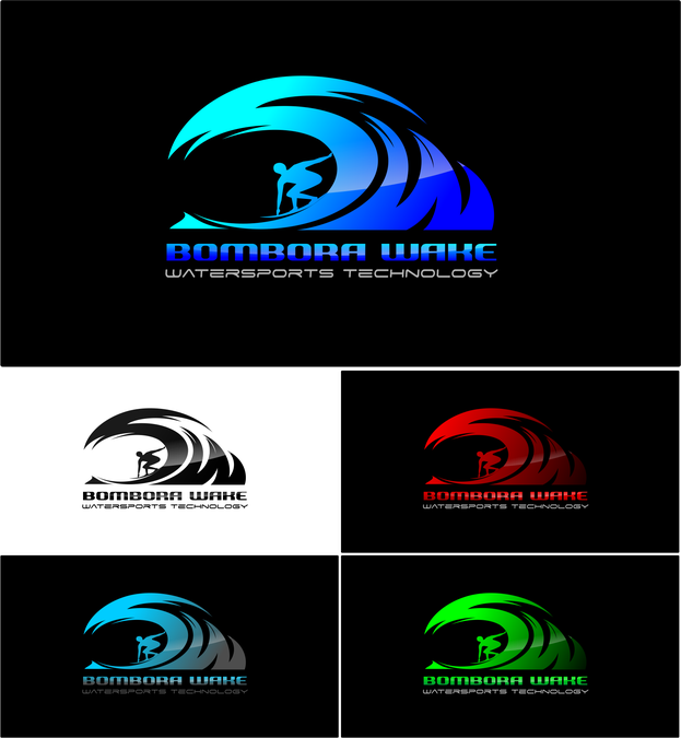 Create a WAKESurf style logo for new Wakesurf board manufacture company ...