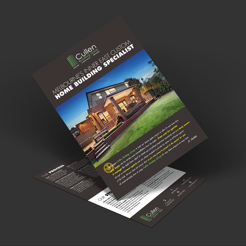 Create the most contemporary and upmarket custom home builder marketing ...