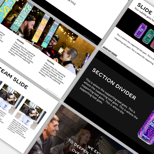 Fun, creative slide deck template needed for nonprofit presentations ...