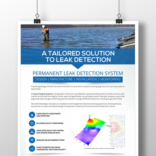 Designs | design a poster for liquid integrity systems a unique large ...