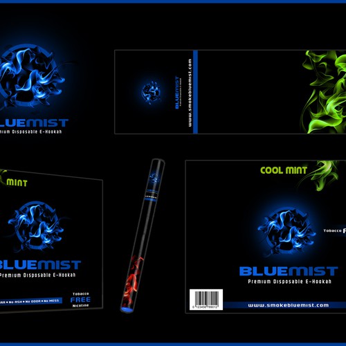 Help blue mist electronic cigarettes and hookah pens with a new logo ...