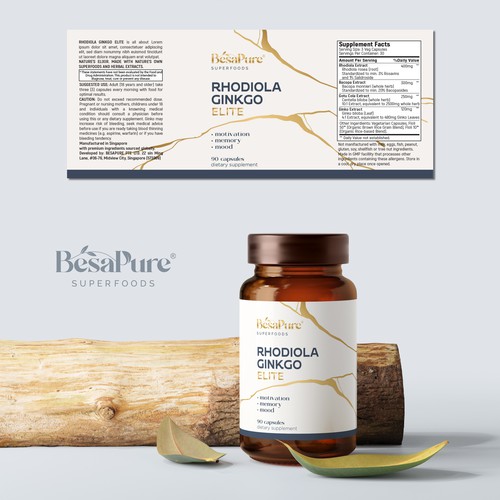 Designs | Premium Design For Health Supplement | Product packaging contest