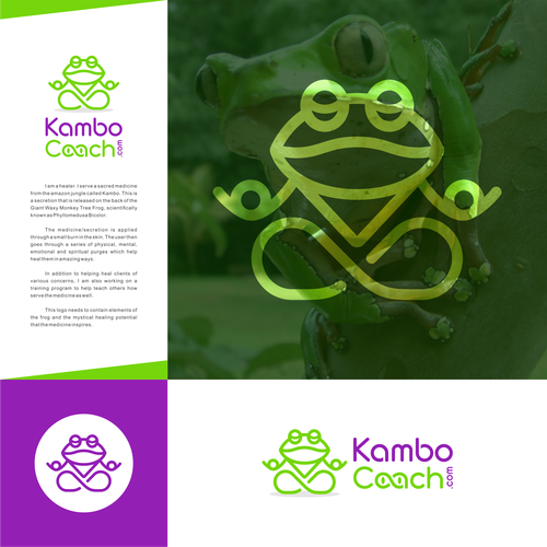 Designs | Sacred Frog Medicine - Logo for Kambo Healer & Mystical Coach ...