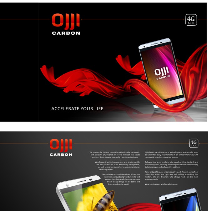 Create a brochure for a cellphone manufacturer ! | Brochure contest