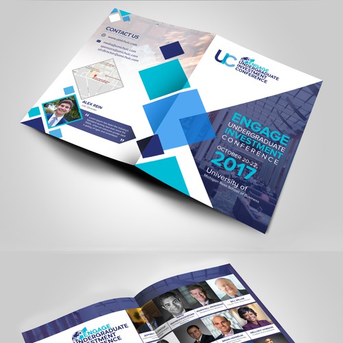 Design a conference program for the University of Michigan! | Brochure ...