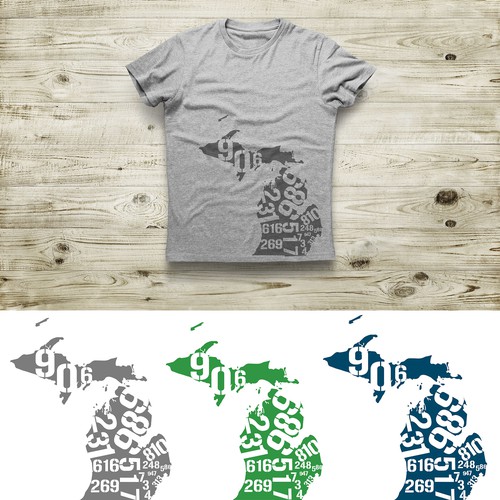 Michigan Area Code T-Shirt | T-shirt contest