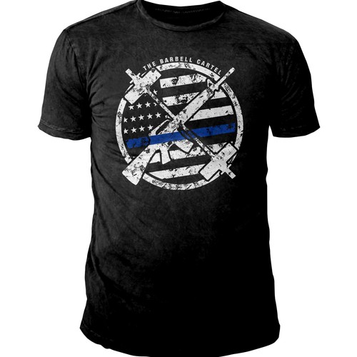 Thin Blue Line Law Enforcement T Shirt Contest