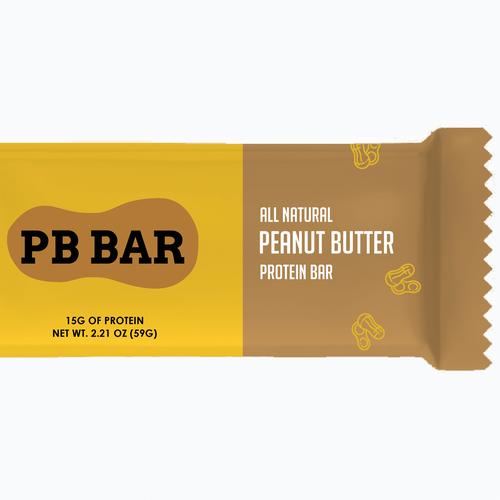 Design the packaging for an all-natural, peanut butter protein bar ...