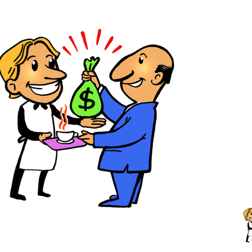 Simple cartoon to illustrate a new customer for a coffee shop | Other ...