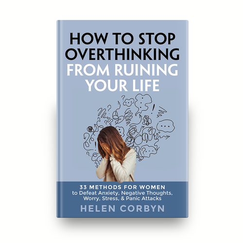 Designs | Book cover about overthinking that will appeal to women ...