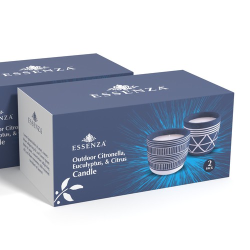 Designs | Essenza Outdoor Citronella, Euculyptus, & Citrus Candle 2Pack ...