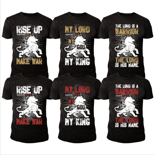 Rugged t-shirt designs needed with provided slogans | T-shirt contest