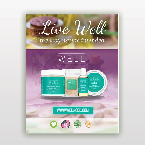 CBD Poster for Spas | Postcard, flyer or print contest