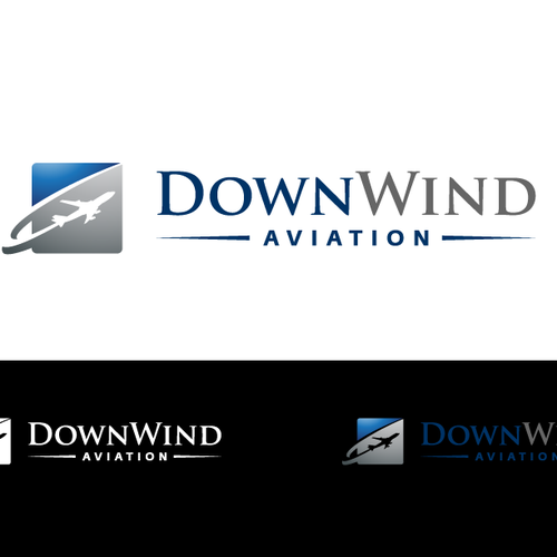 logo for Downwind Aviation | Logo design contest