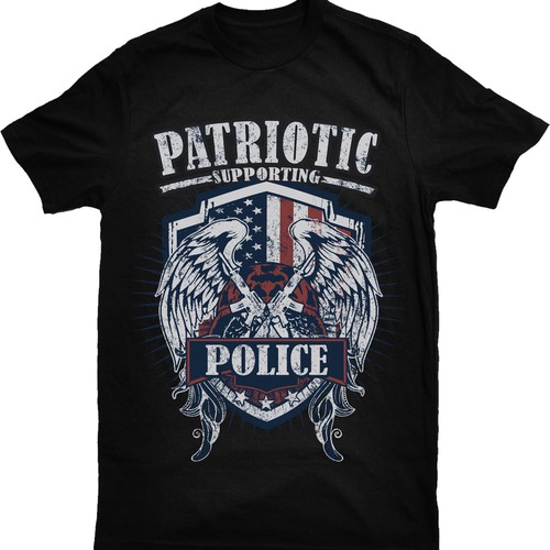 Thin Blue Line Police Shirt T Shirt Contest