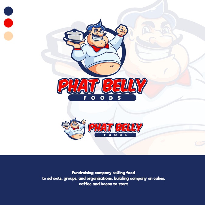 Phat Belly Foods Logo | Logo & brand identity pack contest