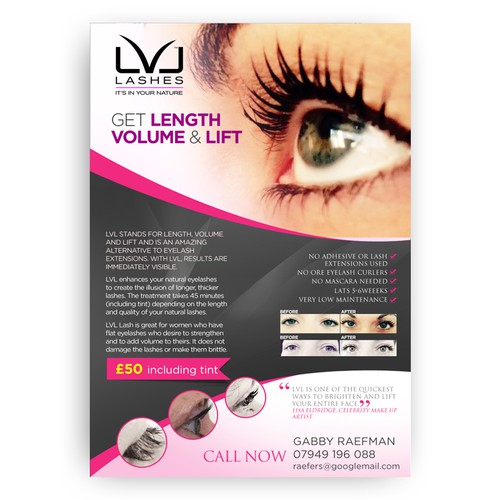 Create a stand out visual flyer that clearly sells my services as a ...