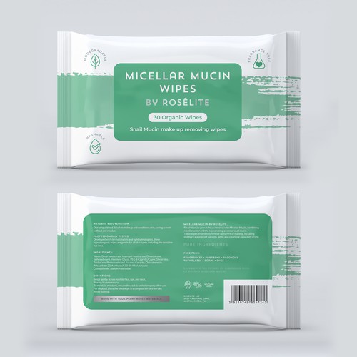 Designs | Make-up remover Wipes packaging | Product packaging contest