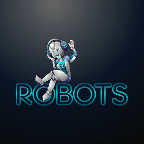 Logotipo De Robot Mundo
