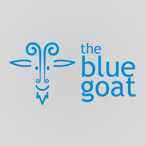 Designs | Restaurant Logo The Blue Goat | Logo design contest