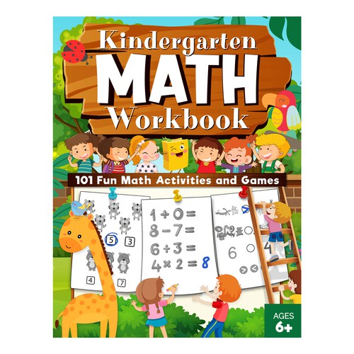 Designs | Cover Design Needed for Fun Kindergarten Math Book | Book ...