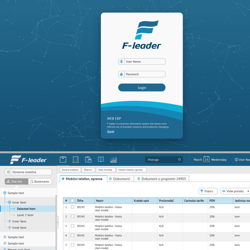 ERP app redesign | App design contest
