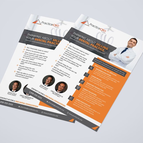 Designs | PracticeCFO Transitions Flyer | Postcard, flyer or print contest