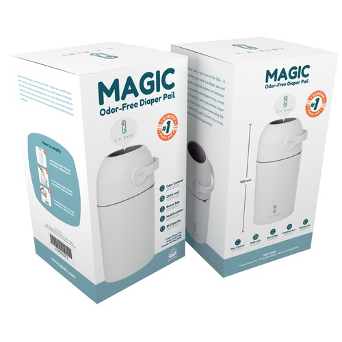 Designs | Create an Attractive & Functional Diaper Pail Packaging ...