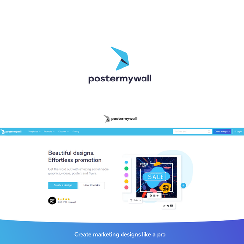 Designs | Abstract, modern logo redesign for an online marketing and ...