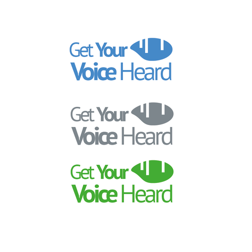 Logo for new business brand 'Get Your Voice Heard' | Logo design contest